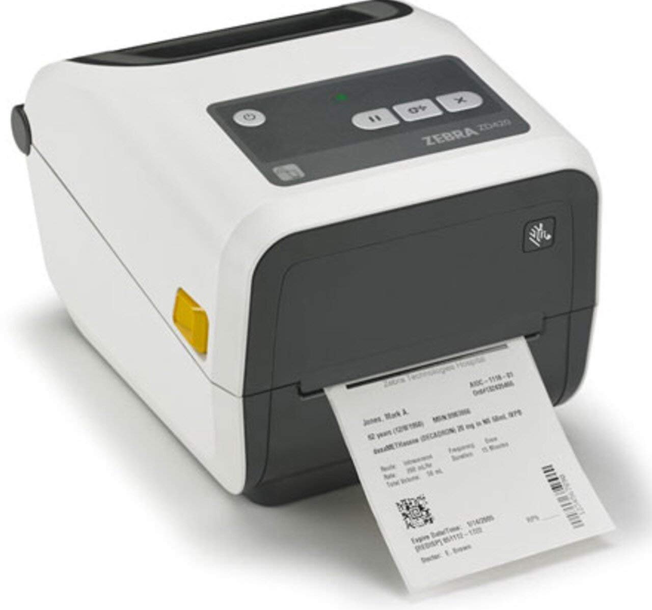 Zebra Technologies ZD42H42-C01E00EZ Series ZD420 Thermal Transfer Desktop Printer, Healthcare Model, 203 DPI, Ethernet Connectivity