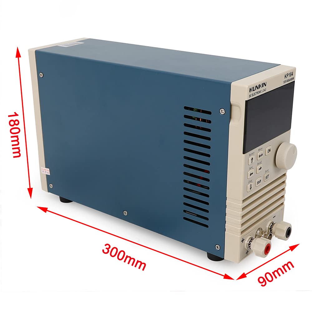KP184 400W 150V Single Channel Electronic DC Load Tester, Electronic Load Battery Capacity Tester Internal Resistance Tester Power Tester RS485/232 40A Communication Interface Digital Display