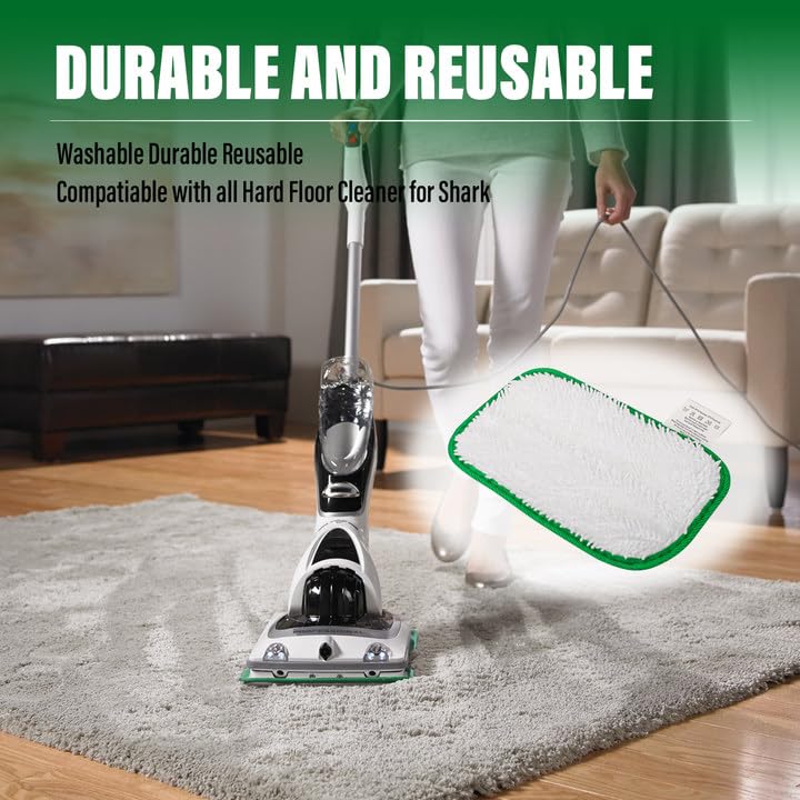 Sonic Duo Pads Compatible with Shark, Fit for Shark Sonic Duo Hard Floor Cleaner Refill - 2 Pack