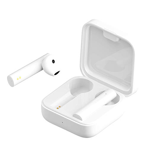 XiaoMi True Wireless Earphones 2 Basic The new headphones have a longer battery life. With excellent sound quality, easy to adjust. White (international edition), Mi True Wireless Earphones 2 Basic