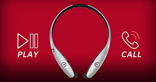 LG Electronics Tone INFINIM Bluetooth Stereo Retractable Headset HBS-900 Silver
