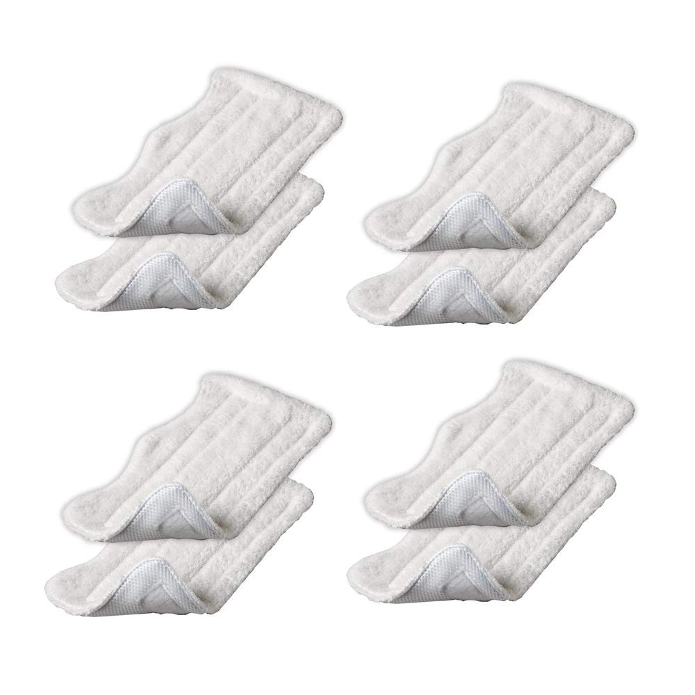 ECOMAID Steam Mop Pads for Shark Steam & Spray Mop S3101, S3101_N3, S3250, S3250W, S3250CW, S3251N, S3101CP_N4, S3251, SK140, S3251WC, SK410 8pcs