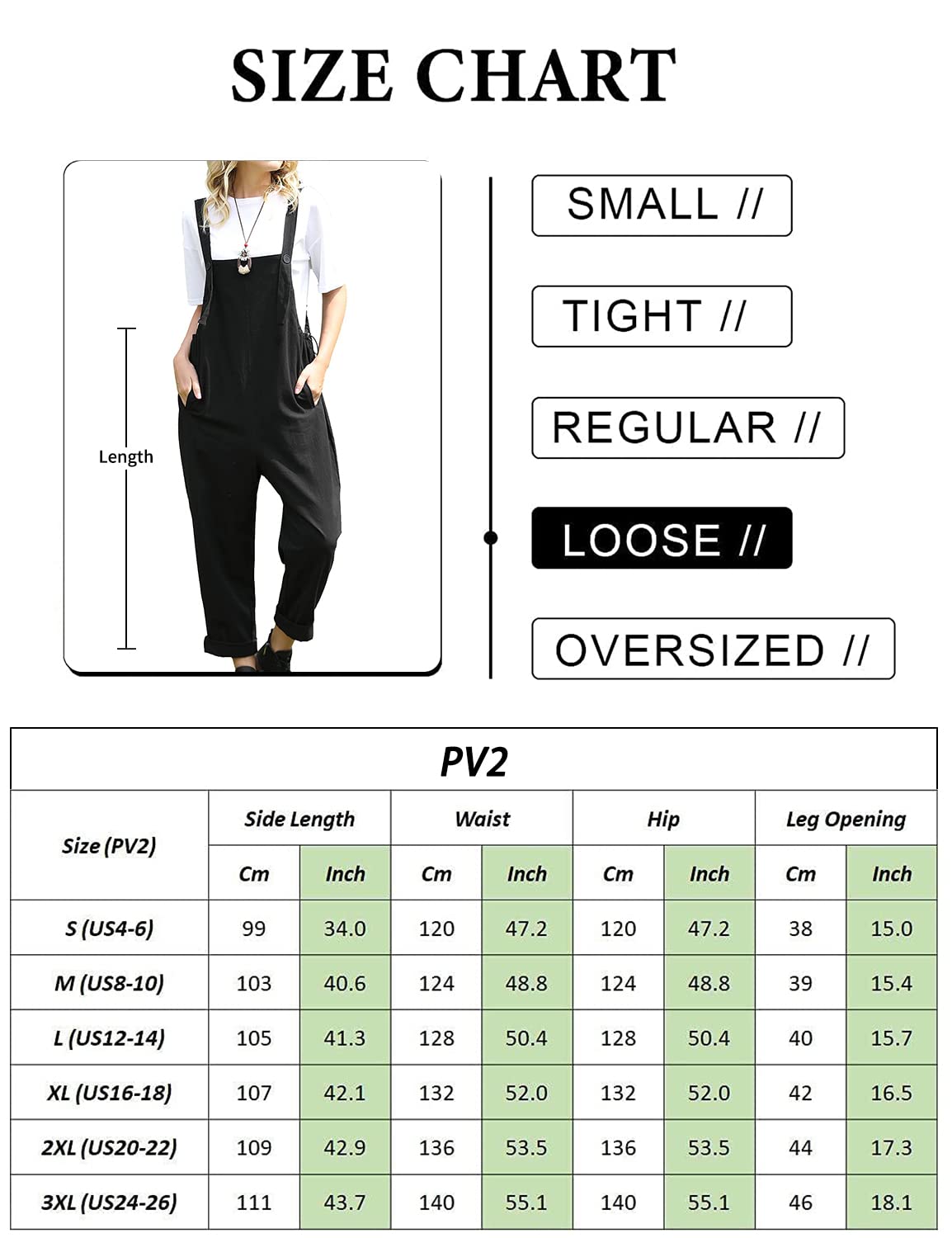 YESNO Women Casual Loose Bib Pants Overalls Baggy Cotton Harem Jumpsuits Rompers with Pockets PV2 (L PV2 Black)