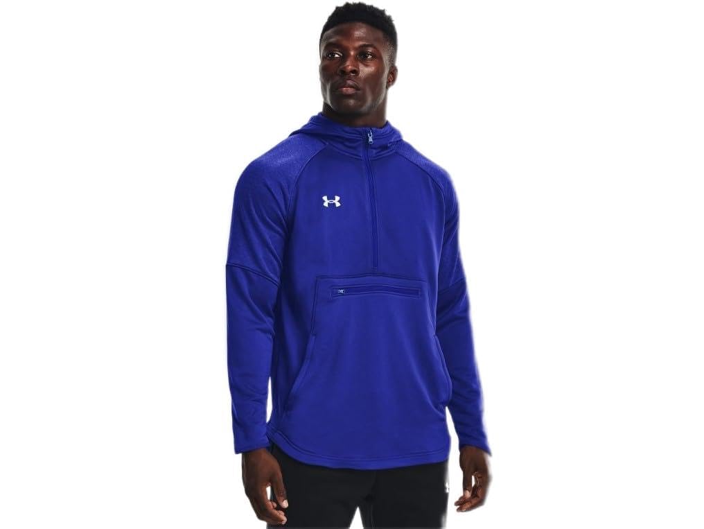 Under Armour Qualifier Mens Fleece Anorak 4XL Royal-white