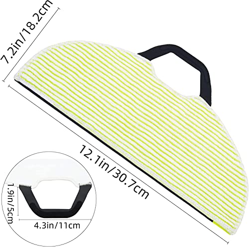 5-Pack Replacement Mopping Pads Compatible with Shark RV2610WA AV2610WA RV2620WD RV2410WD AI Ultra 2- in-1 Robot Vacuum, Washable Reusable Replacement Microfiber Soft Pads(NOT for RV2001/2002 )