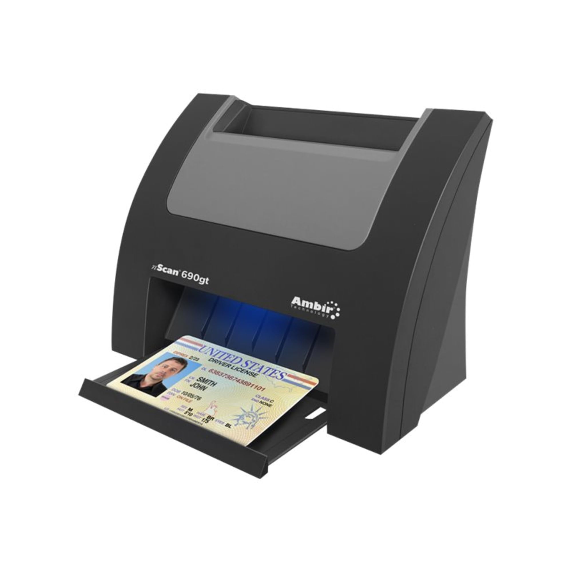 Ambir Nscan 690GT Duplex ID Card Scanner W/Ambirscan for Athenahealth