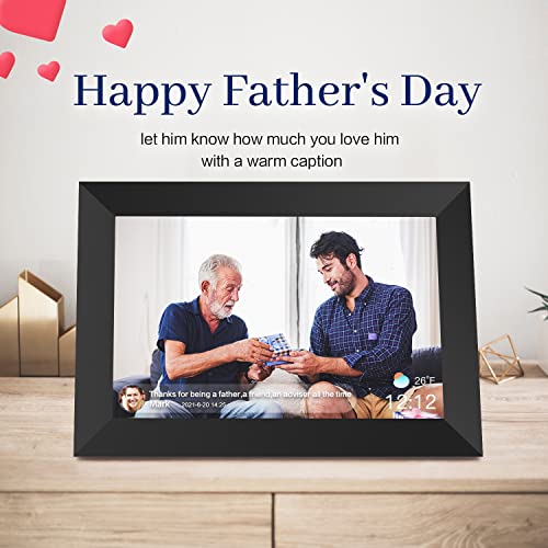 Digital Picture Frame Dreamtimes 8 Inch WiFi Digital Photo Frame with IPS HD Touch Screen, Latest Upgraded Version, US Design, Easy Setup to Share Photos or Videos Remotely via AiMOR App from Anywhere
