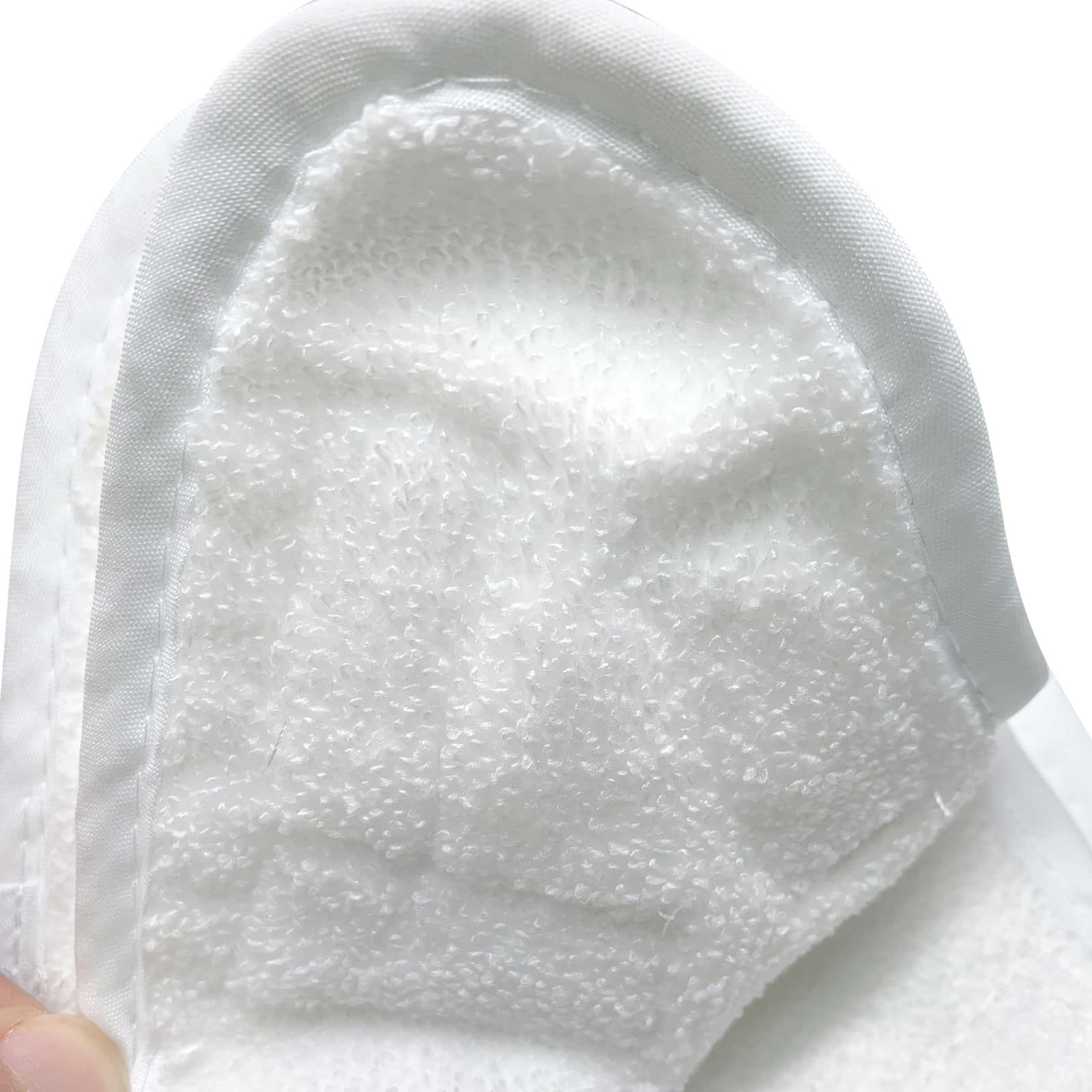 Aziliogcc 10 Pack Replacement Pads Compatible with H2O H20 Mop X5 Steam Steam Mop Pads Floor Steam Triangle Pads