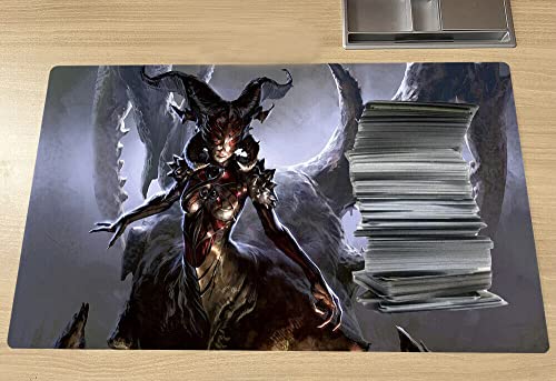 MTG Playmat Board Game 23.6x13.7 inches Mouse Pad Play Mat for MTG TCG CCG Cards Gaming Big Table Card Game Mats Deck Playmat Computer Desk Mat