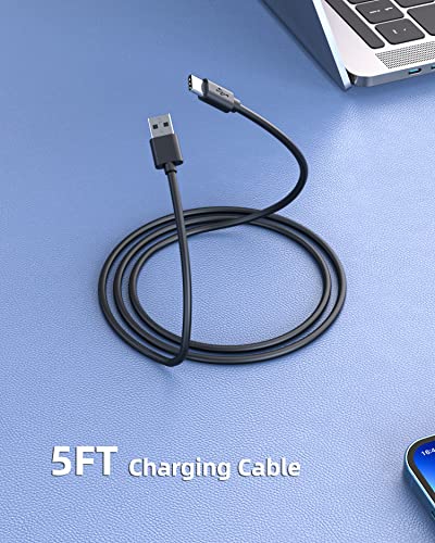 2 Charger Cable Fit for Tozo T10,OontZ-Angle,Curve,TOontZ True Wireless BudZ Bluetooth Speaker,Anker Soundcore Speaker Charging Cord Power Supply Adapter
