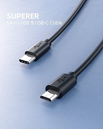 2 Charger Cable Fit for Tozo T10,OontZ-Angle,Curve,TOontZ True Wireless BudZ Bluetooth Speaker,Anker Soundcore Speaker Charging Cord Power Supply Adapter