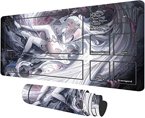 MTG Playmat Board Game 23.6x13.7 inches Mouse Pad Play Mat for MTG TCG CCG Cards Gaming Big Table Card Game Mats Deck Playmat Computer Desk Mat