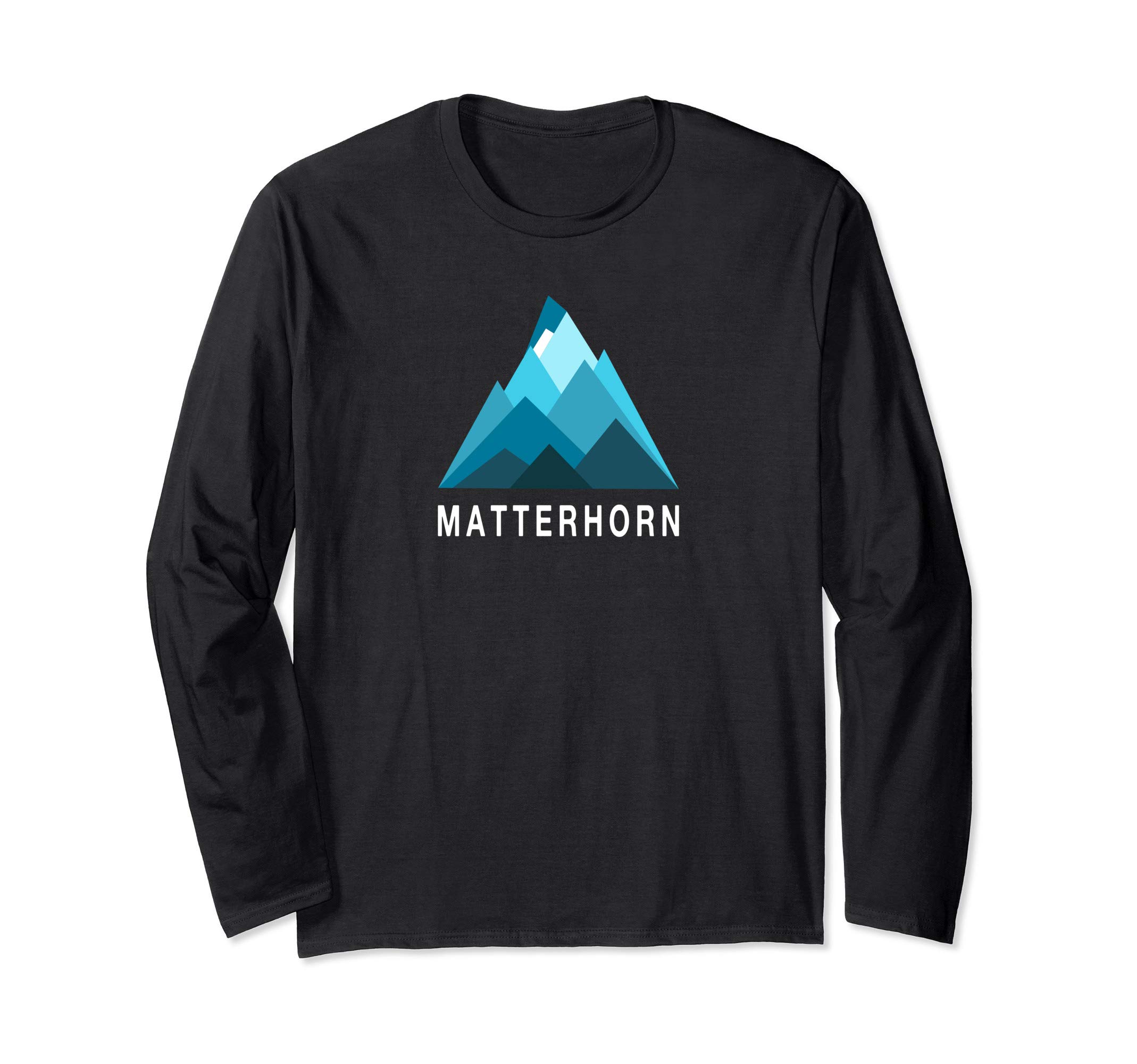 Matterhorn Switzerland Mountain Climbing Swiss Alps Long Sleeve T-Shirt