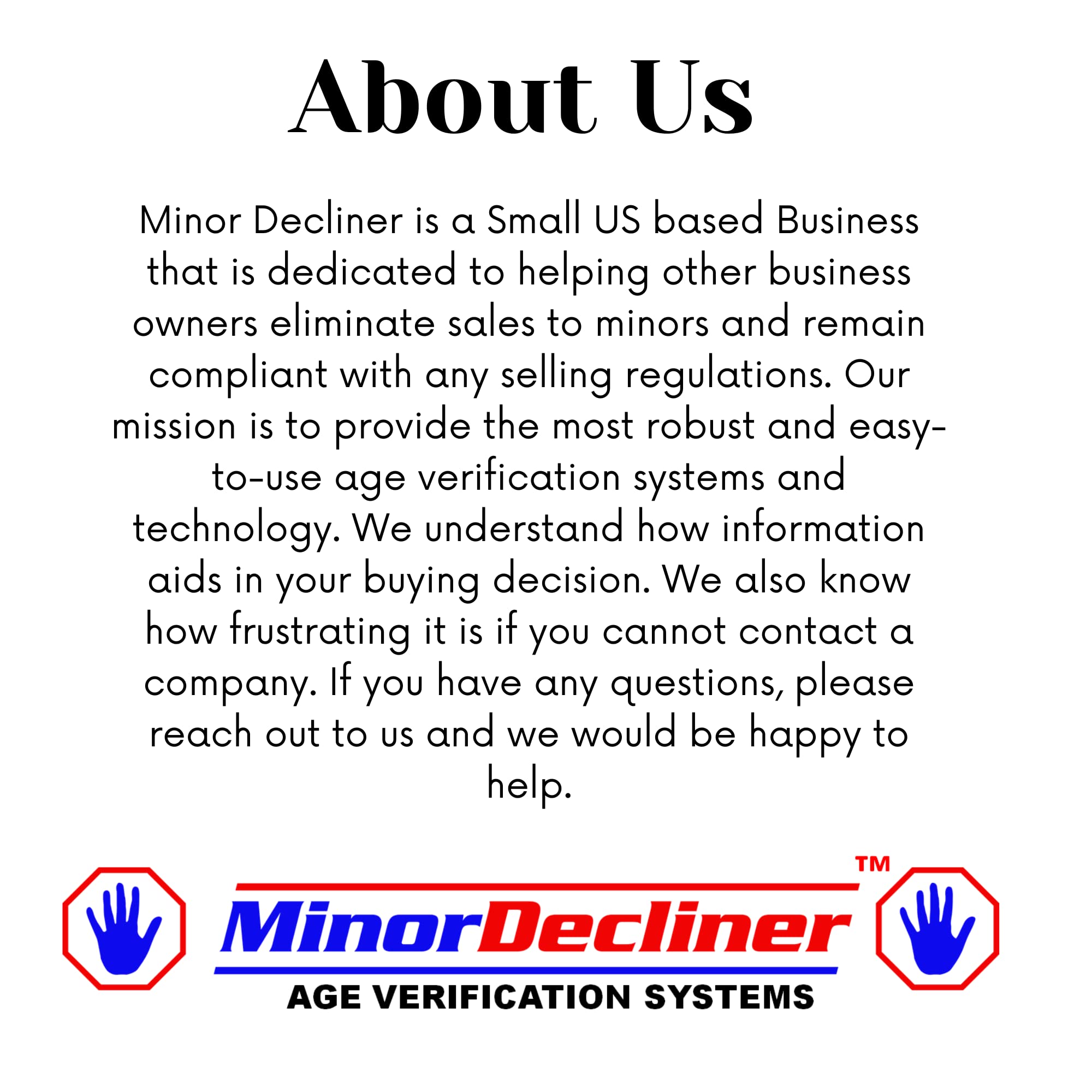 Bundle Smart ID Scanner for Bars, Clubs, and Other Businesses - Detects Expired IDs and Underage Consumers - Reads The 2D Barcode in All 50 States - Minor Decliner