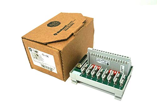 ALLEN BRADLEY 1492-AIFM8-F-5 Fixed Terminal Block, FUSIBLE, D Shell Cable, 5 Terminal PER Input Channel, 8 I/O Channel, Interface Module, 10-30 VDC, 24 V Blown Fuse Indicator, 12 AMP, Analog