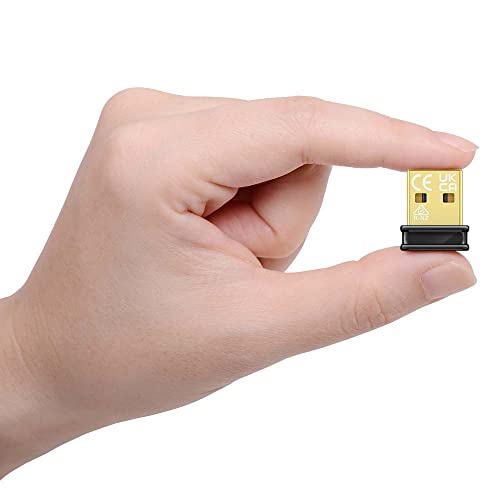 Edimax Wi-Fi 4 802.11n Adapter for PC *New Version* Wireless N150 Nano USB Adapter Dongle,150Mbps, Smallest Wi-Fi 4 Dongle, Win 11 Plug-n-Play, Mac OS, Linux, EW-7811Un V2, Black