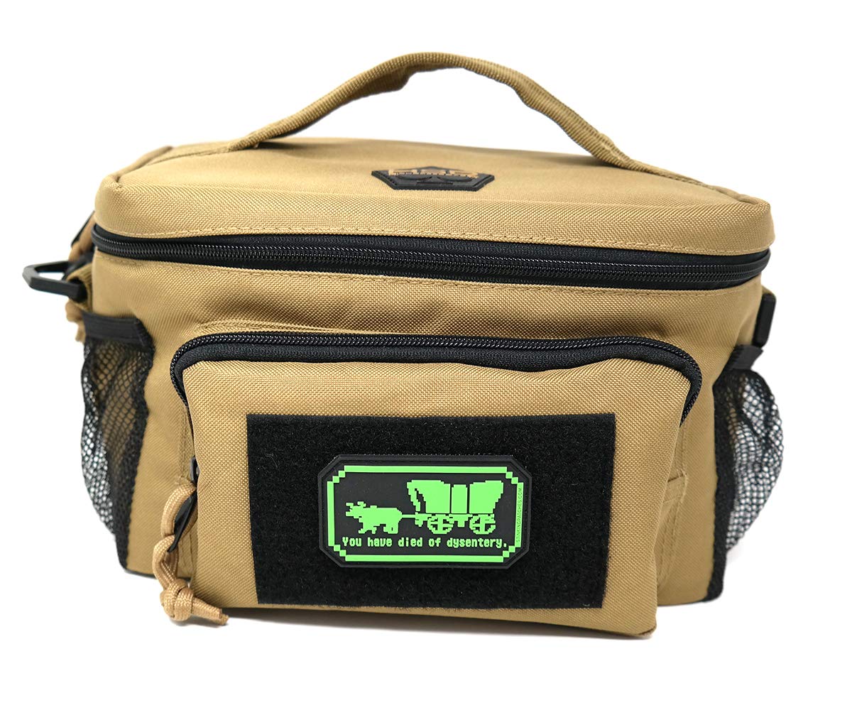 You Have Died of Dysentery PVC Rubber Tactical Morale Patch | Oregon Trail Inspired | Funny Hook and Loop Patch