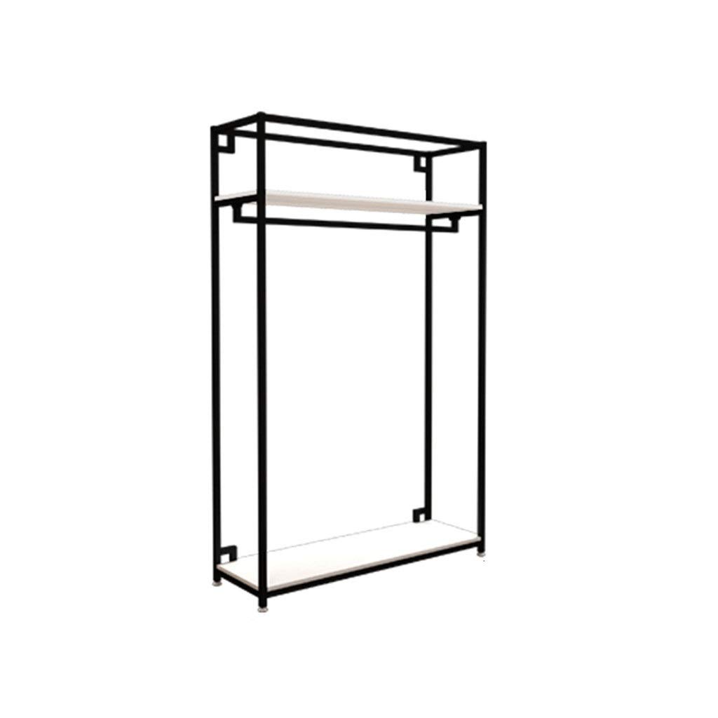 JIAO PAI Garment Racks Metal Coat Rack, Vertical Heavy Clothing Tidy Rails Boutique Clothing Store Storage Display Stand Multifunction Save Space Sturdy Long skirt and jacket stand