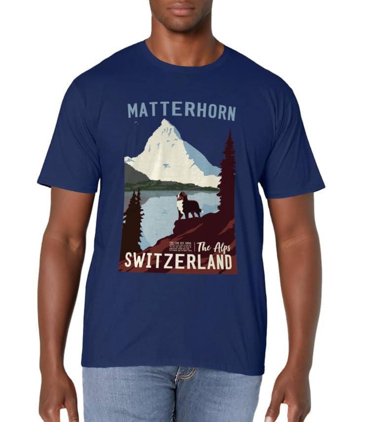 Funny Swtzerland Alps Matterhorn T-Shirt T-Shirt