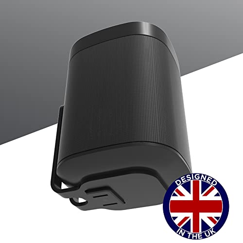 ONE, ONE SL & Play:1 Wall Mount Bracket, Black, Compatible with Sonos ONE, ONE SL & PLAY1 Speaker