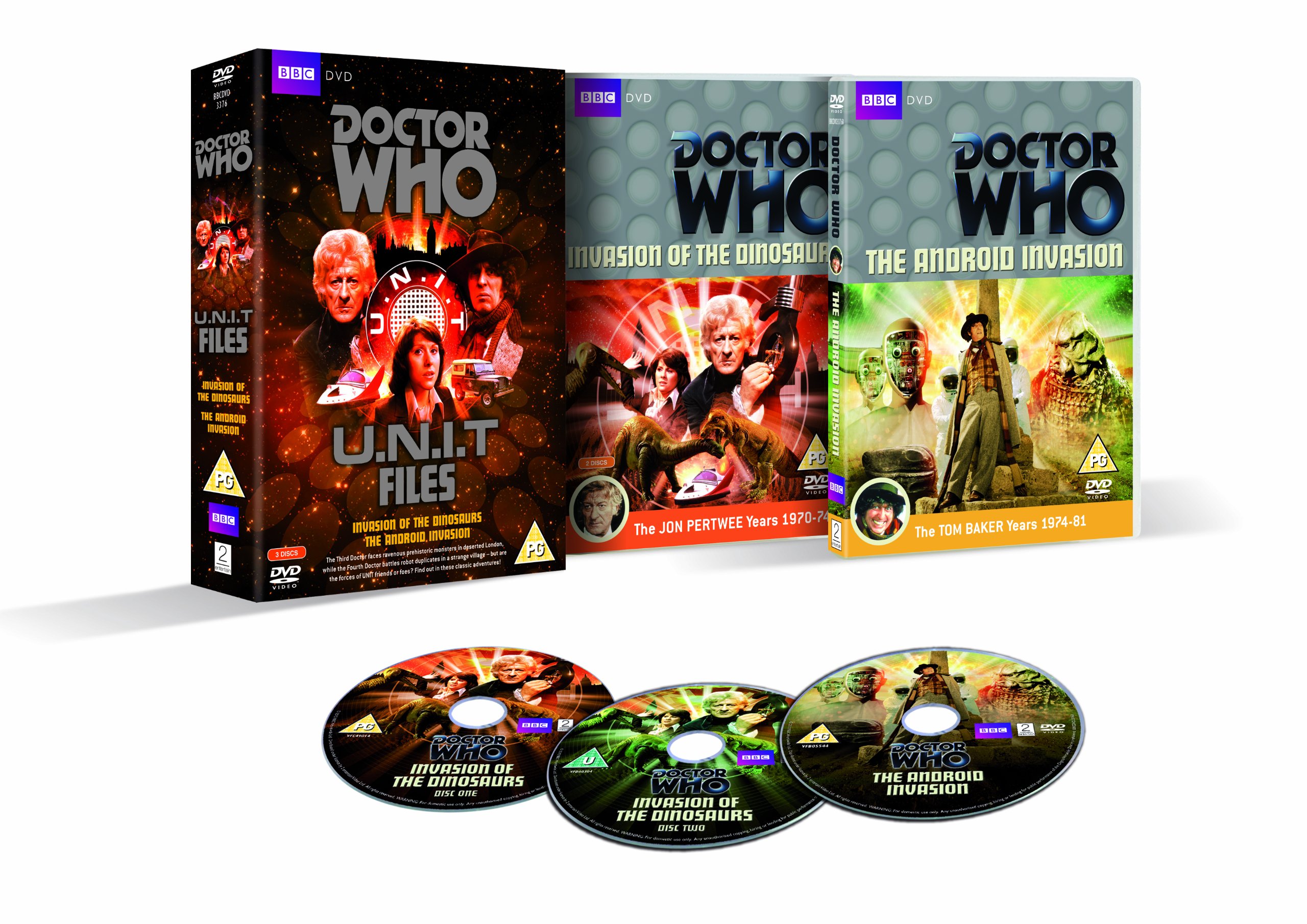Doctor Who - U.N.I.T Files (Invasion of the Dinosaurs and the Android Invasion) [DVD] [UK Import]