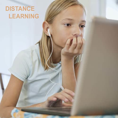 kolodosa Ear Buds Kids School - 7 Pack Classroom Wired Headphones Set Learning Kids Earphones Student chromebook Earbuds Bulk for Laptop audifonos iPhone Galaxy Gym Computer PL 3.5 Jack