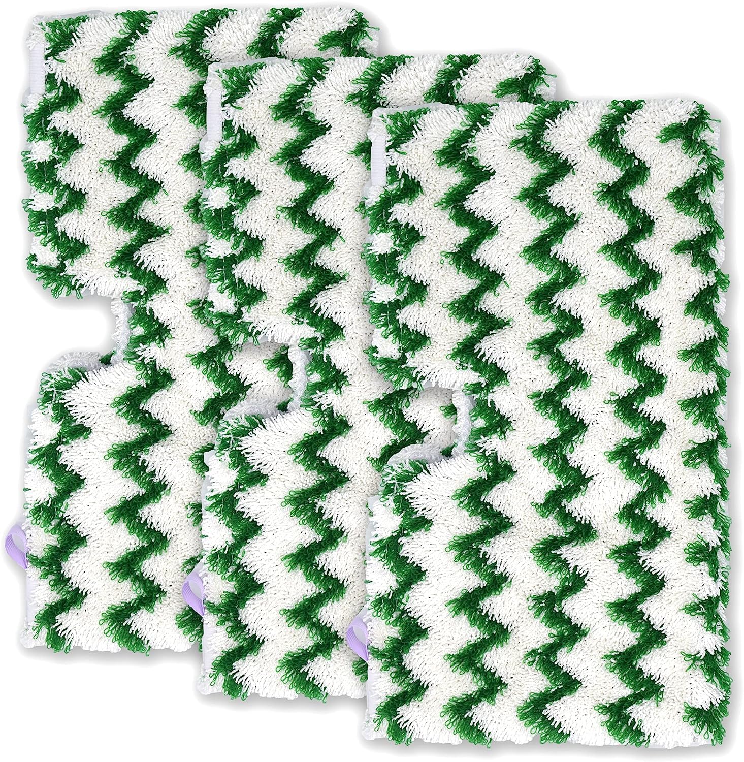 3 Pack Compatible Shark Replacement Mop Pads Steam Pocket Mops S3500 Series S3501 S3601 S3550 S3901 Green