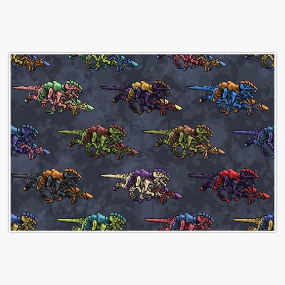 Tyranid Rainbow Bumper Sticker Vinyl Decal 5"
