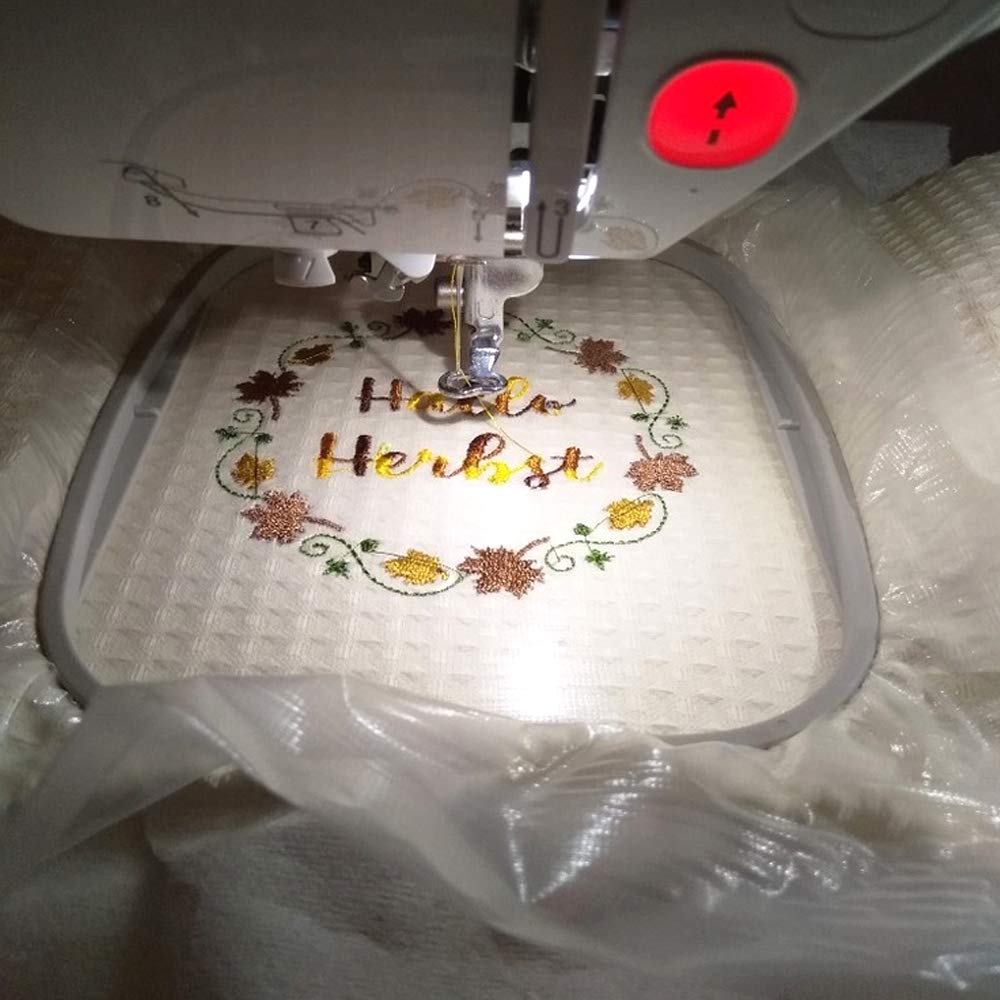 New brothread Light Weight Clear Wash Away - Water Soluble Embroidery Topping Film - 10"x10 Yd roll - Cut into Various Sizes for Machine Embroidery and Hand Sewing