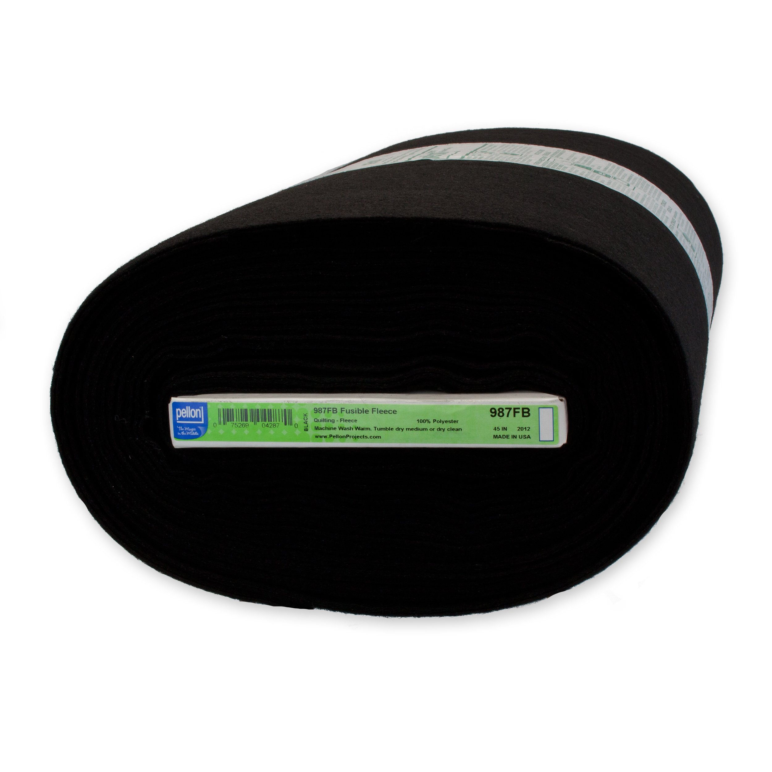 Pellon 987F Fusible Fleece- Black- 45" x 10 yd Bolt
