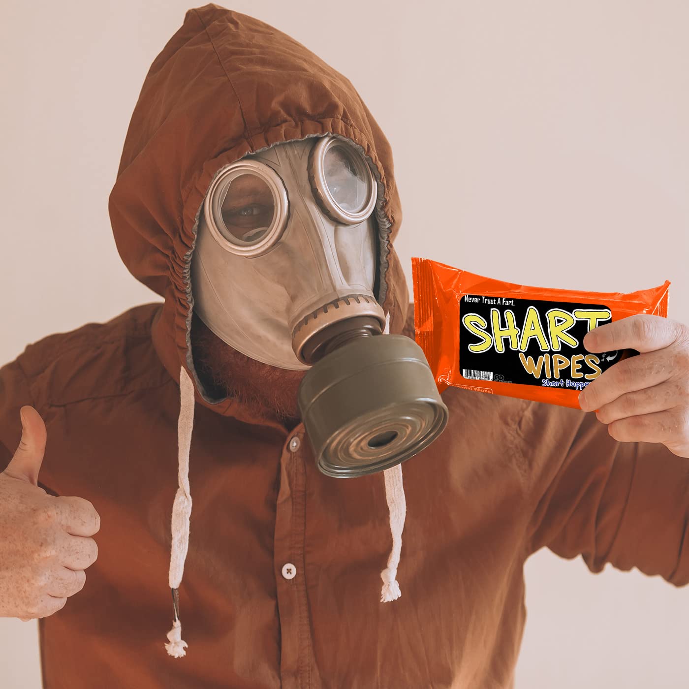 Gears Out Shart Wipes - Wet Wipes for Friends - Made in America, Pocket Size, Novelty