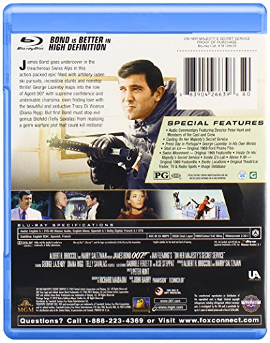 On Her Majesty's Secret Service [Blu-ray]