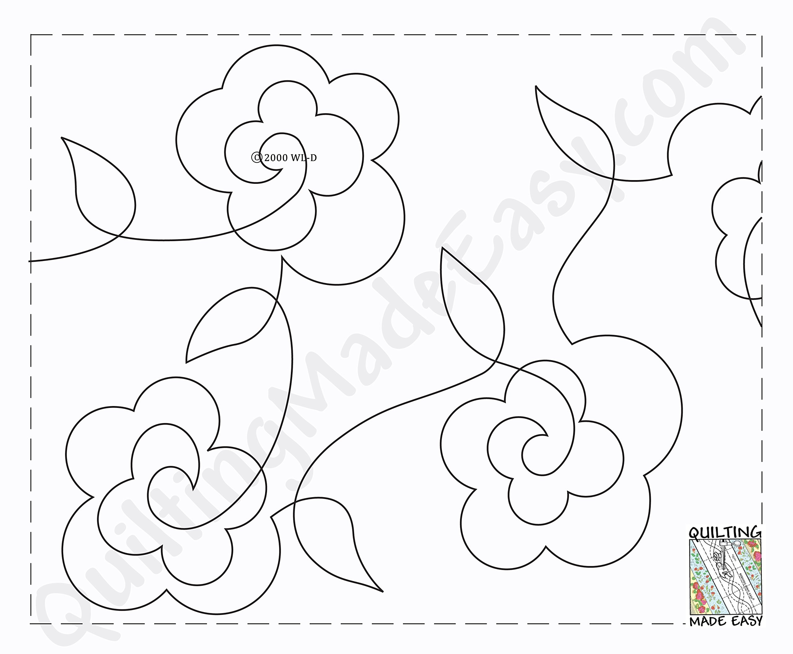 Stipples Made Easy Pattern #306 Roses