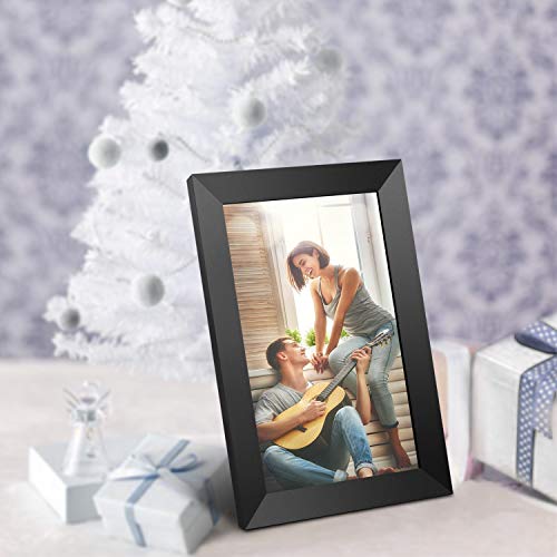 Anyuse 10.1 Inch Smart WiFi Digital Photo Frame with 1280x800 IPS LCD Touch Screen, Auto-Rotate Portrait and Landscape, Built in 16GB Memory, Share Moments Instantly via Frameo App from Anywhere