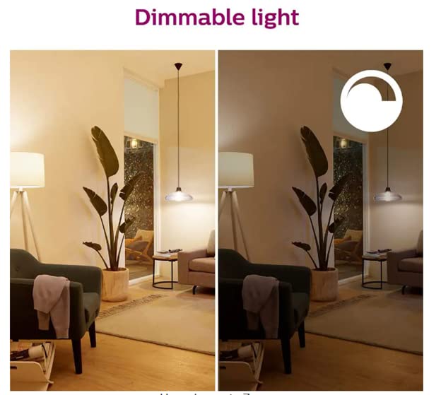 Philips Tunable White ST19 60W Equivalent Dimmable Smart Wi-Fi WiZ Connected Vintage Edison LED Light Bulb (2 Pack), Compatible with Alexa, Google Assistant, and Siri Shortcuts