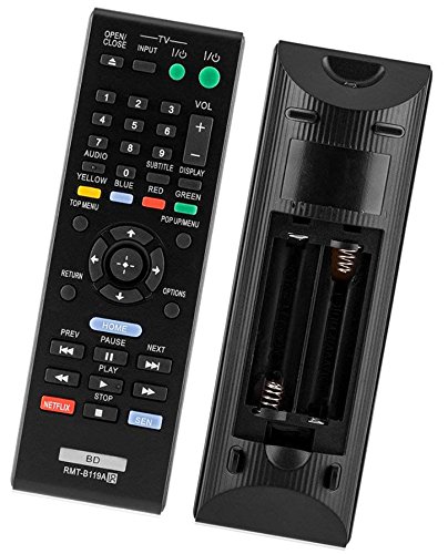New Remote RMT-B119A Compatible with Sony Blu-Ray Disc DVD Player BDP-BX59 BDP-S390 BDP-S590 BDP-BX110 BDP-S1100 BDP-S3100 BDP-BX310 BDP-BX510 BDP-S580 DP-BX510 BDP-BX59 BDP-BX39