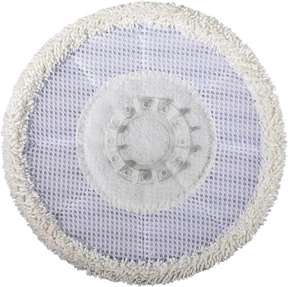 Replacement Steam Mop Pads for Shark S7000AMZ / S7001 / S7201 Steam Mop, Reusable Steam & Scrub All-in-One Cleaning Pads, Scrubbing and Sanitizing Rotating Pads for All Sealed Hard Floors (6PCS)