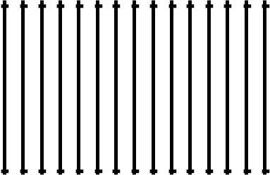 Full Line Stencil - 1" Parallel Lines Stencil, Template for Free Motion Quilting, Domestic Machine Quilting, Hand Quilting, or Long-Arm Quilting (30708)