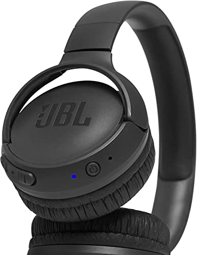 JBL Tune 500BT - On-Ear Wireless Bluetooth Headphones, Includes LED Flashlight Key Chain Bonus (Black)