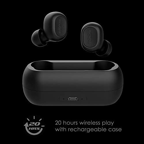 BoomPods Boombuds Go True Wireless - Best Sports Earbuds, Bluetooth, Portable Magnetic Charging Case, Water/Sweat Resistant IPX4, Instant Connect TWS