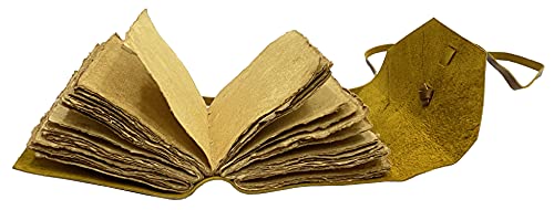 Ruzioon (7” x 5”) Leather Journal Writing Notebook - vintage leather-bound journal with deckle edge paper – Sketchbook - Travel Diary - leather journals