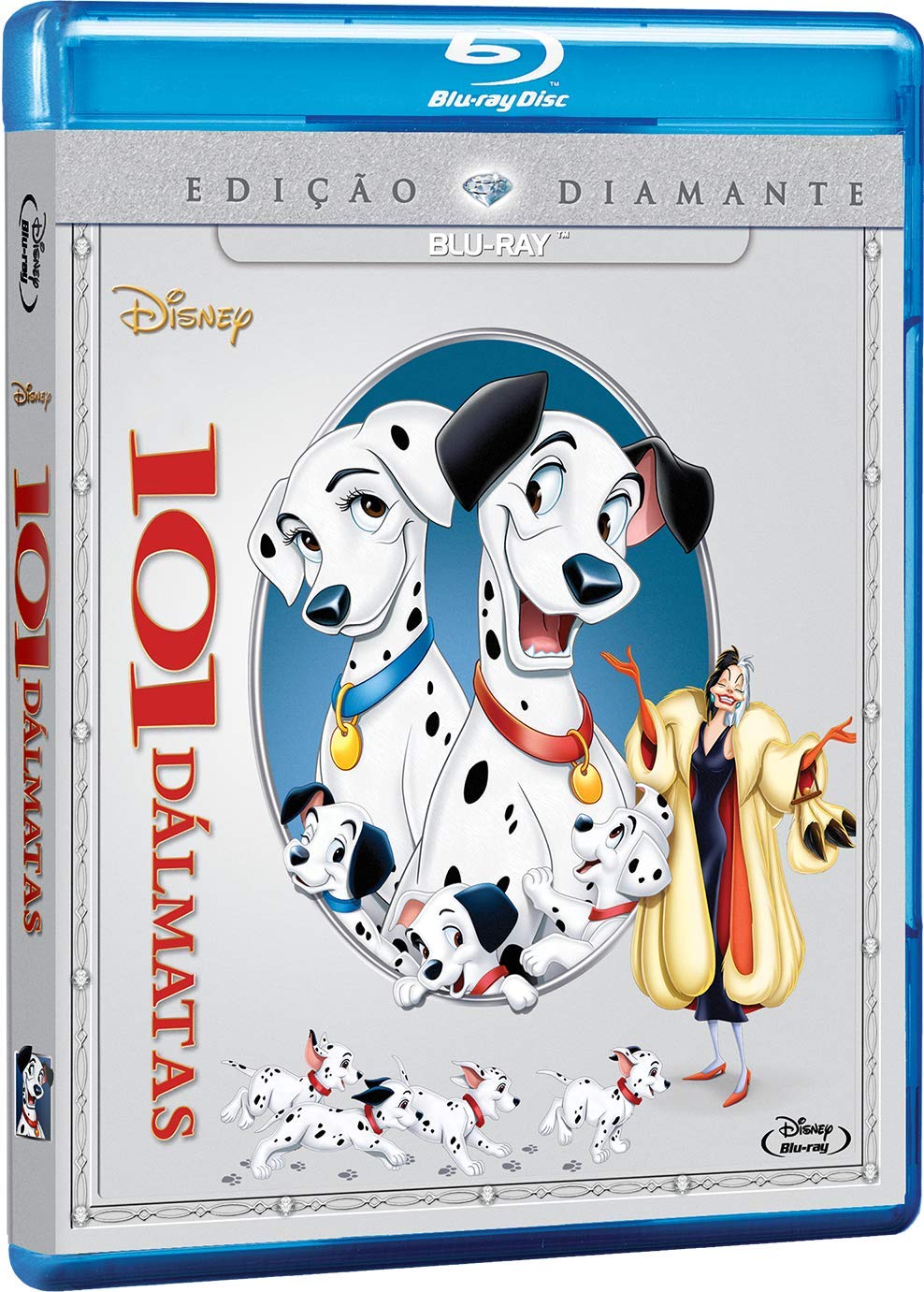 Blu-ray 101 Dalmatas [ 101 Dalmatians ] [ Ed. Diamante ] [ Brazilian Edition ] [ Audio and Subtitles in English + Brazilian Portuguese ] [ Region A ]