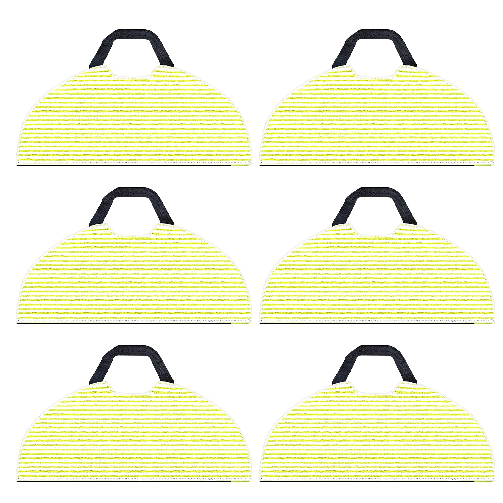 Fixbetter 6 Pcs Mop Pads for Shark RV2610WA AV2610WA RV2620WD RV2410WD AI Ultra 2- in-1 Robot Vacuum, Washable Reusable Mopping Pad Replacement Accessories