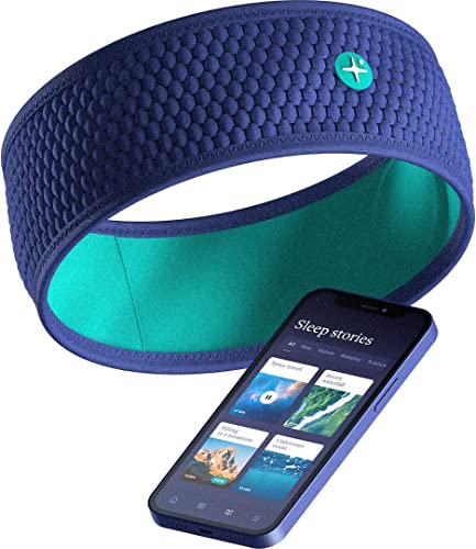 HoomBand Wireless | Bluetooth Innovative Headband for Sleep, Travel, Meditation | Charging Cable Included & Free Access to Hypnotic Stories Created by Sleep Experts (Size M/L)