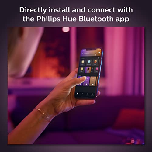 Philips Hue White and Color Ambiance Extra Bright High Lumen Dimmable LED Smart Retrofit Recessed 4" Downlight Compatible with Amazon Alexa Apple HomeKit and Google Assistant, 6-Pack