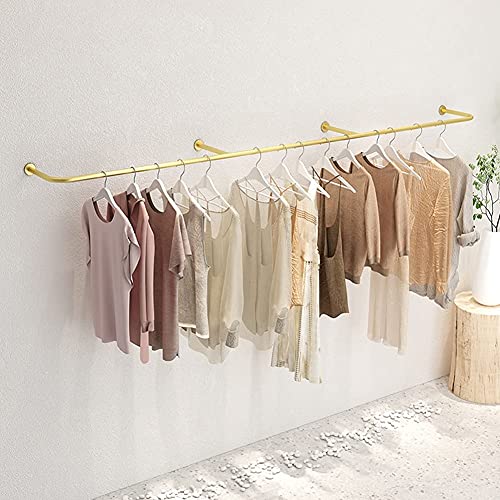 VejiA Home Clothing Rail,Heavy-Duty Commercial Grade Clothes Rail,Clothing Store Display Rack,Wall-Mounted Hanger Clothing Garment