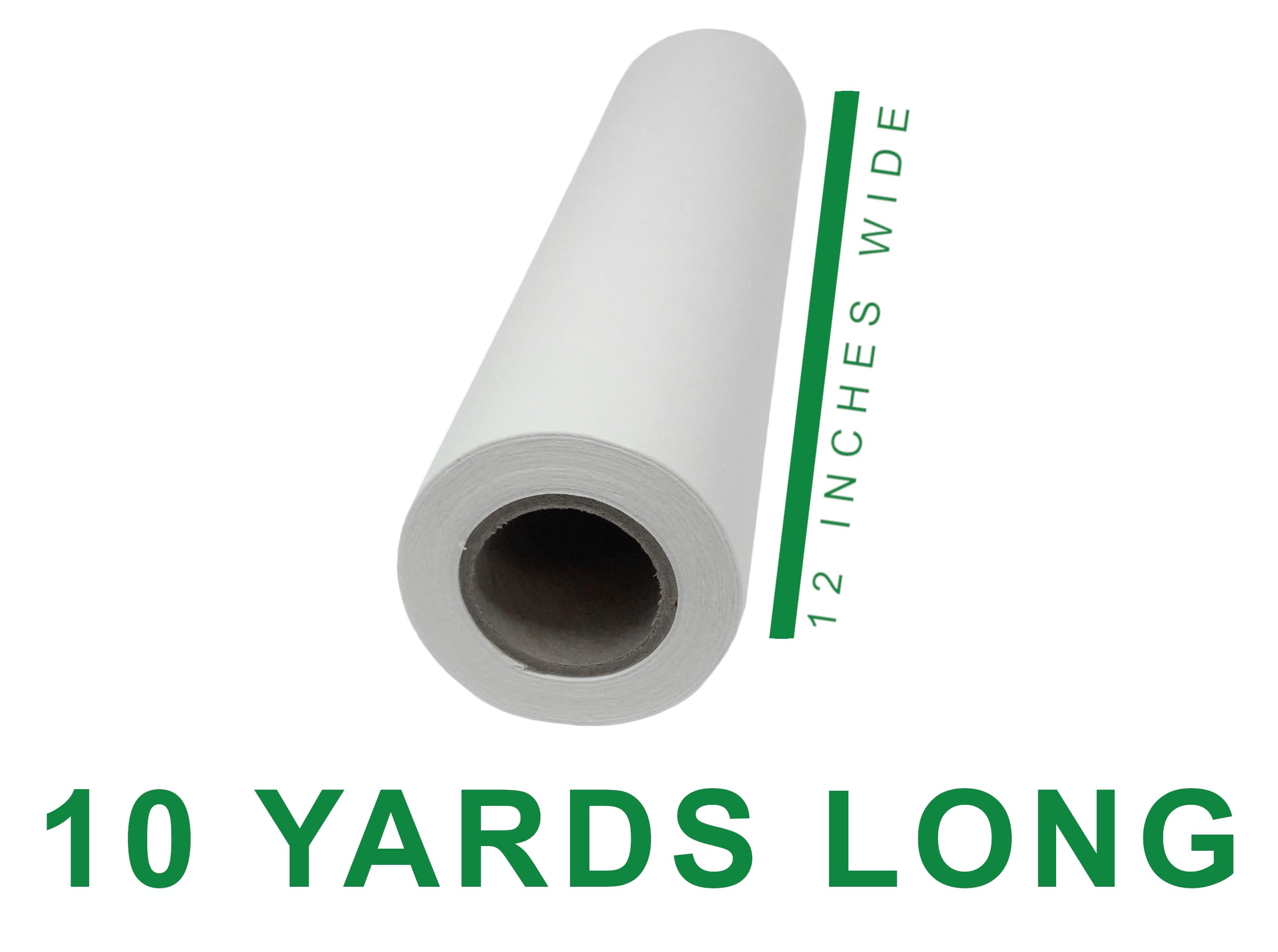 H.B.I. Products Fusible Cut Away Stabilizer & Interlining 12" x 10 Yard for Embroidery, Sewing and Crafting