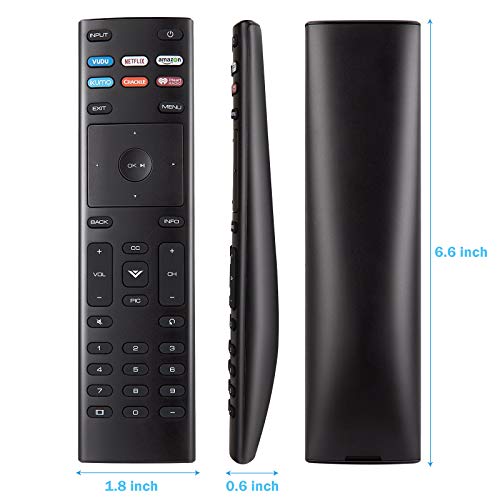 YOSUN XRT136 Universal Remote for Vizio Smart tv Remote, Replacement Remote for All Vizio tv remotes
