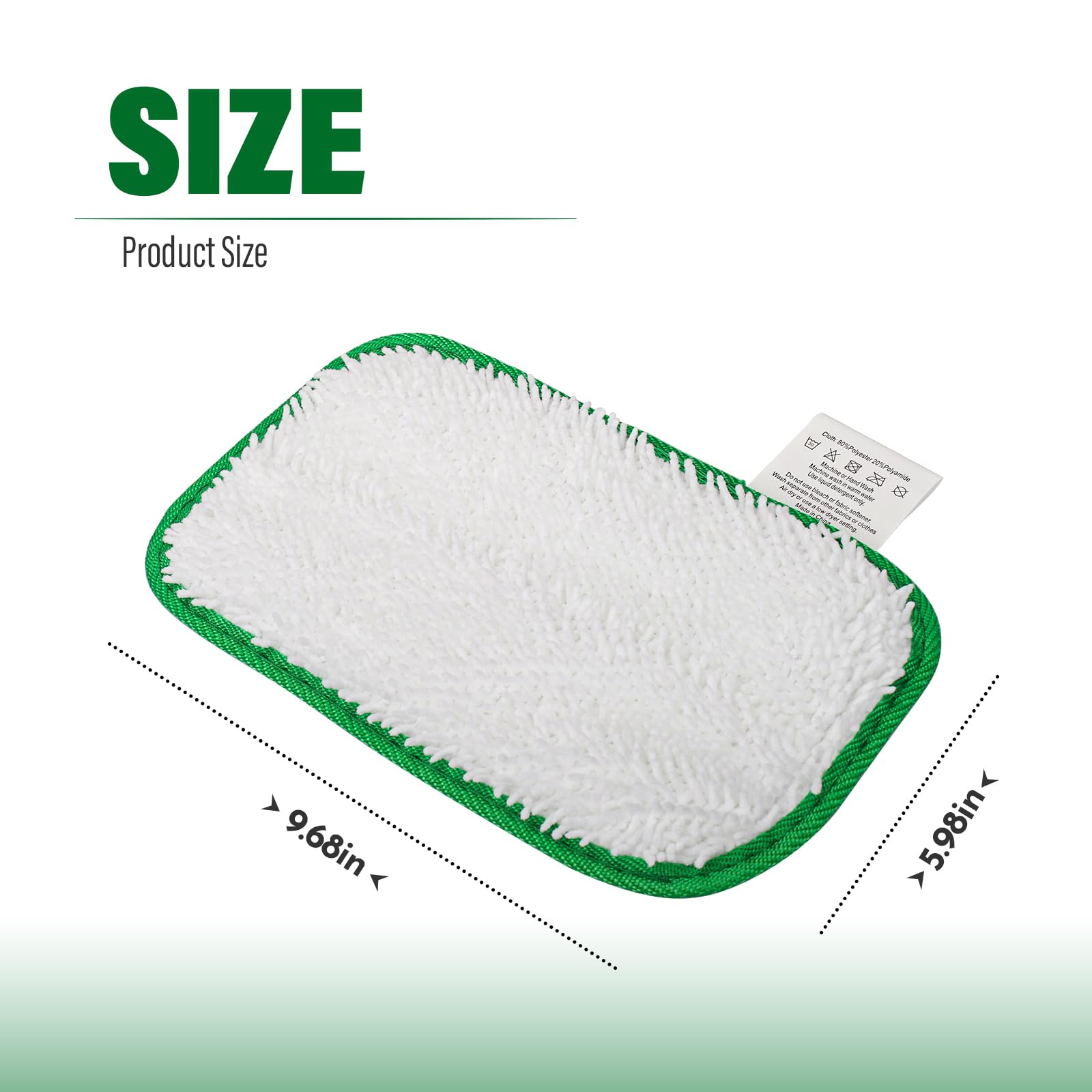 PROSOCOOL Steam Mop Pads 5 Packs Compatible with Shark Sonic Duo Floor Hardwood Floor Cleaner KD450W, KD400W, SP1000, ZZ500, ZZ510