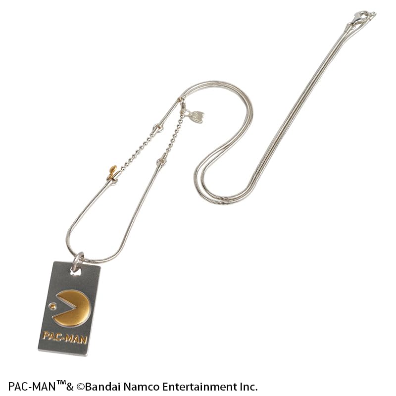 Starforged Pac Man Sterling Silver Gold Plated Video game hip hop Necklace Rapper Pendant